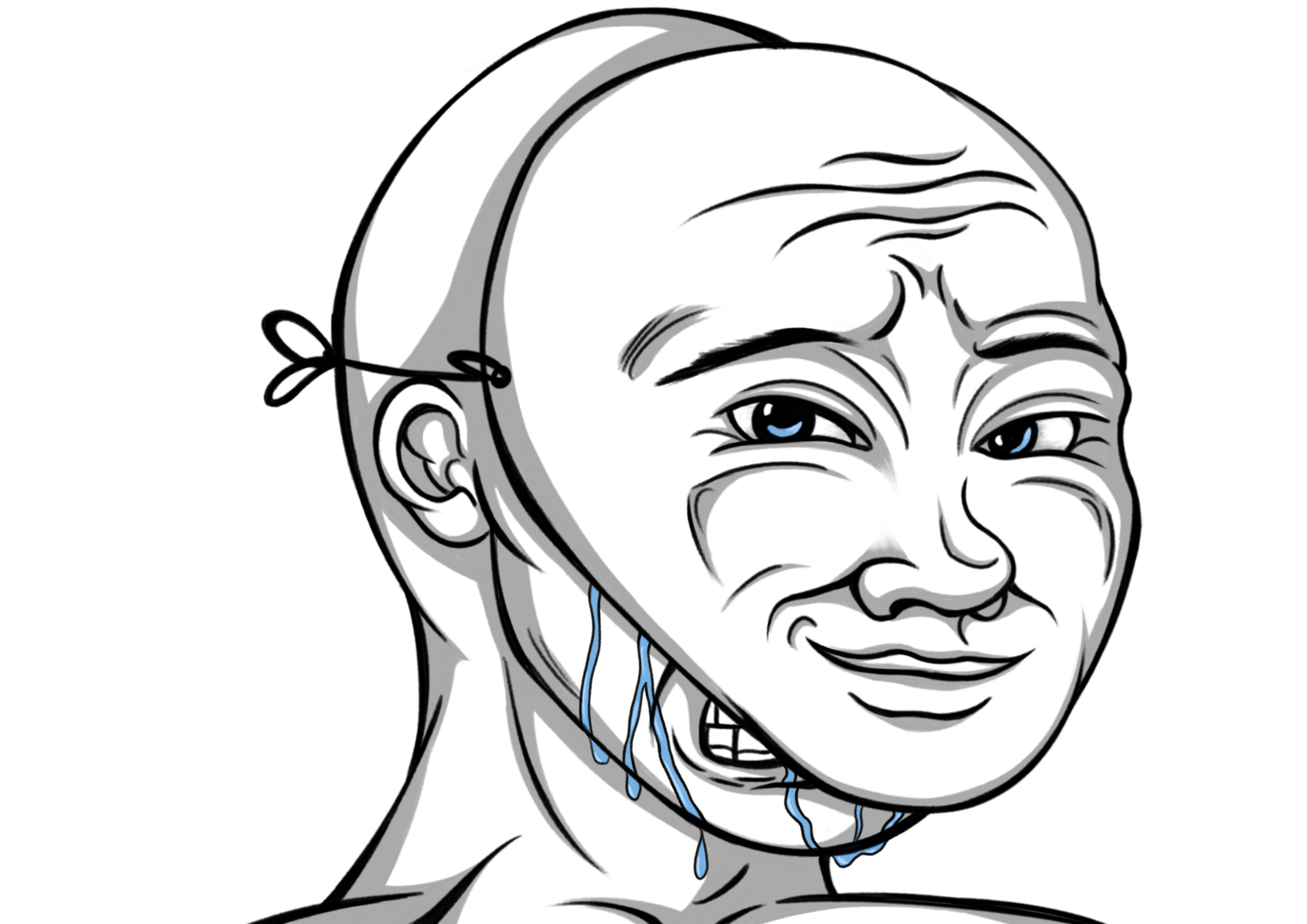 Wojak crying behind mask Meme Template | Insider Memes | Viral Meme ...